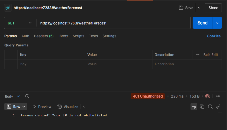 IP Whitelisting or Blacklisting Middleware in ASP.NET Core