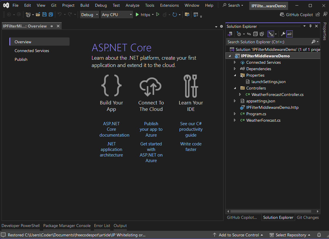 IP Whitelisting or Blacklisting Middleware in ASP.NET Core
